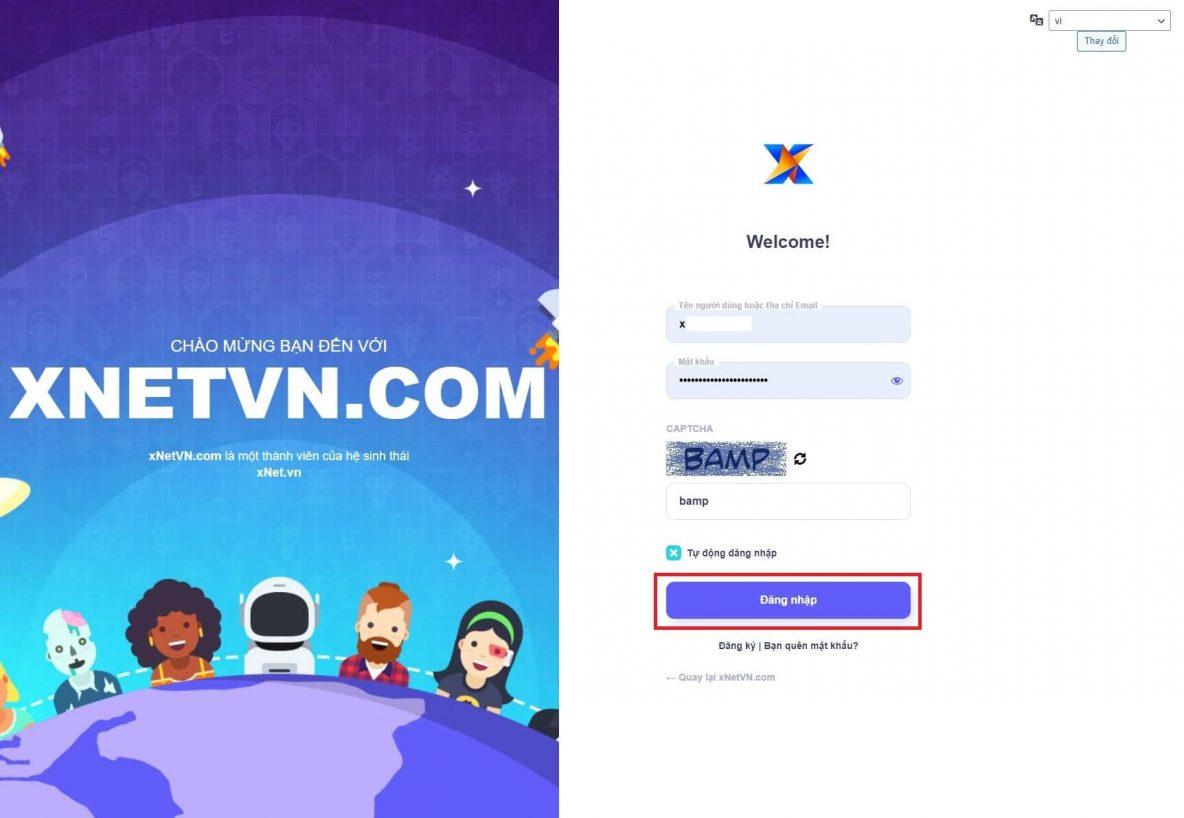 Cách tạo tài khoản & kích hoạt tại xnetvn.com – xNetVN.com
